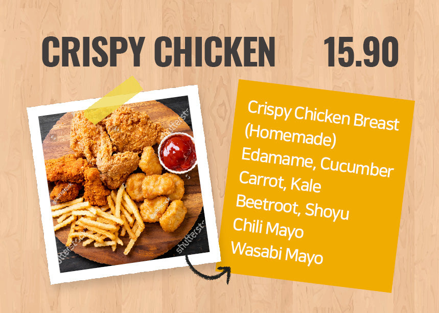 Chicken Menu Poster Template – usefuldesign