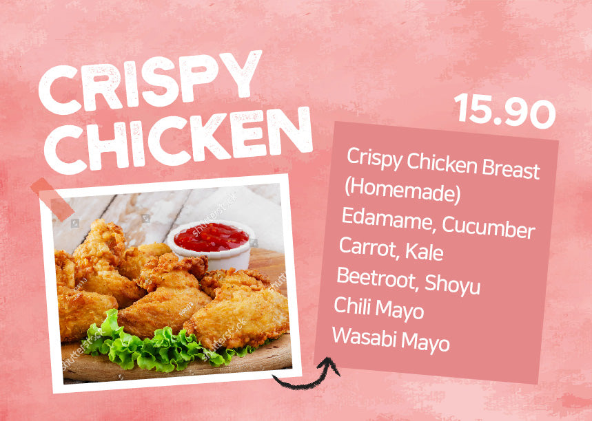 Chicken Menu Poster Template – usefuldesign