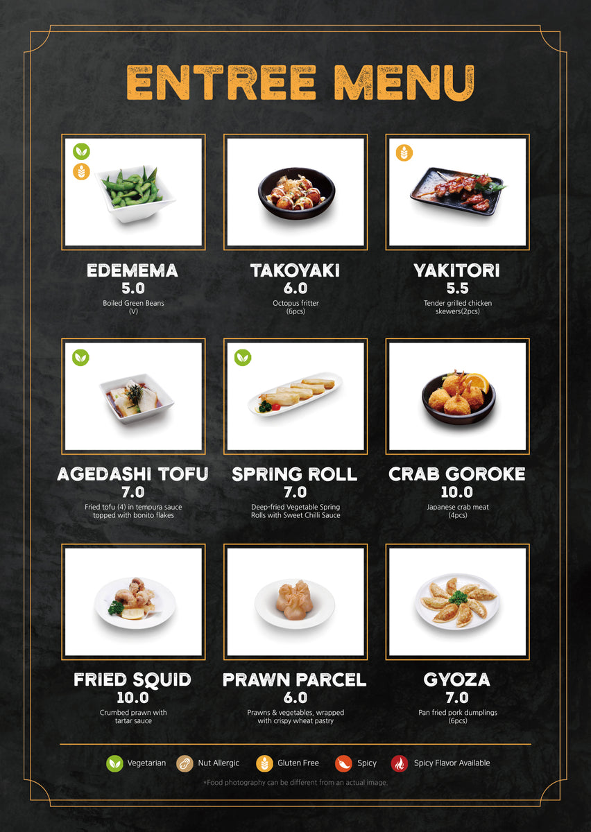 Japanese Menu Template – usefuldesign