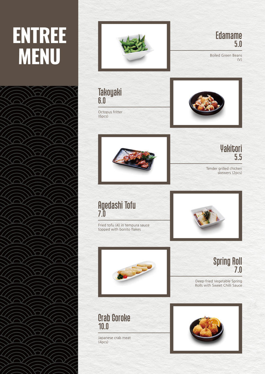 Japanese Menu Template _ Black – usefuldesign