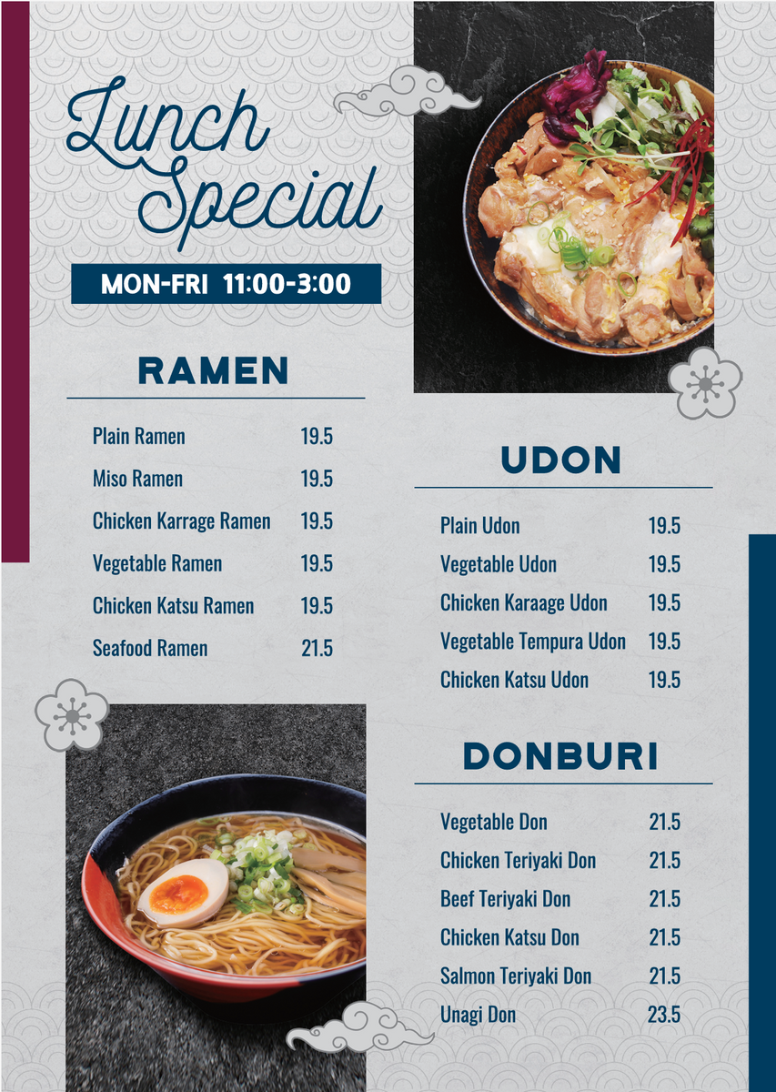 Lunch Special Menu Template – usefuldesign