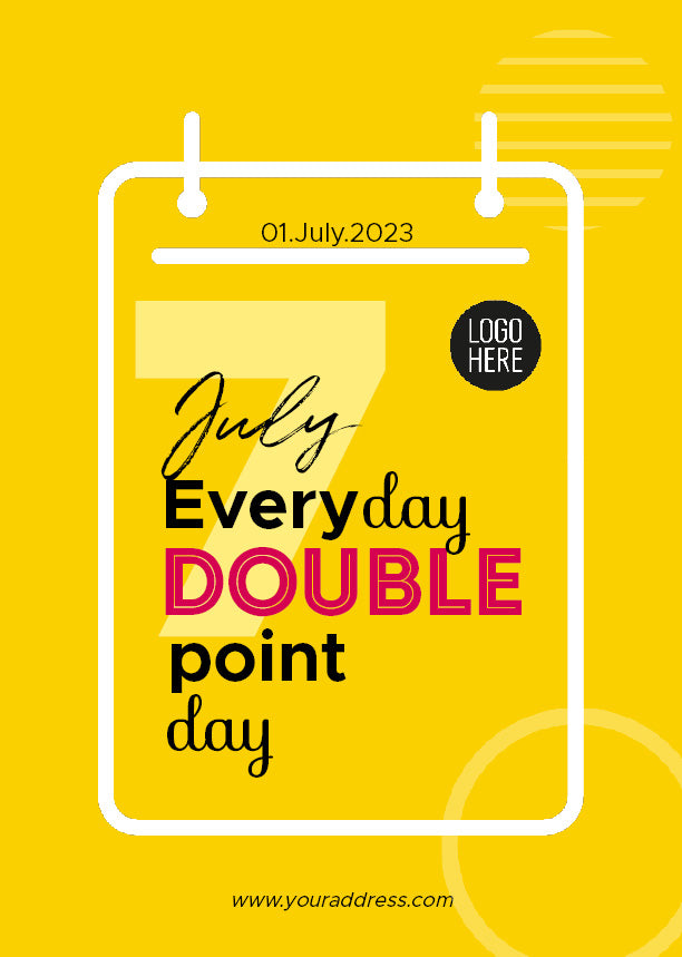 Double point day poster – usefuldesign