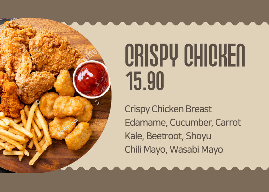 Chicken Menu Poster Template – usefuldesign