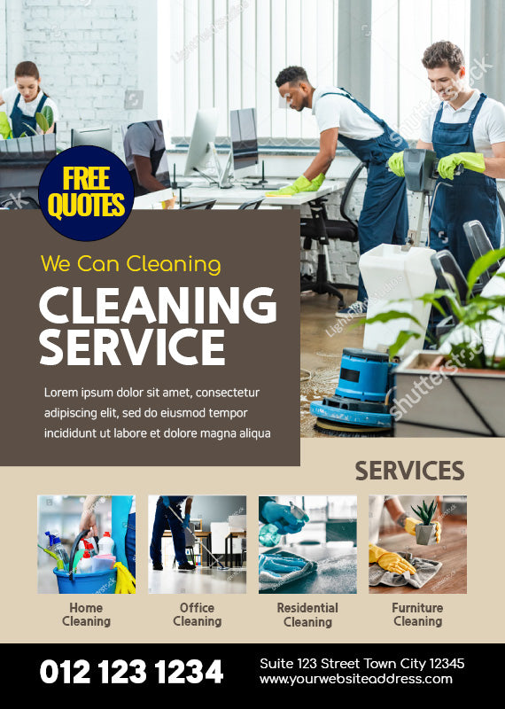 Cleaning Services Poster & Free online design tool – usefuldesign