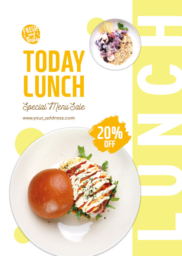 Today Lunch Sale Poster – usefuldesign