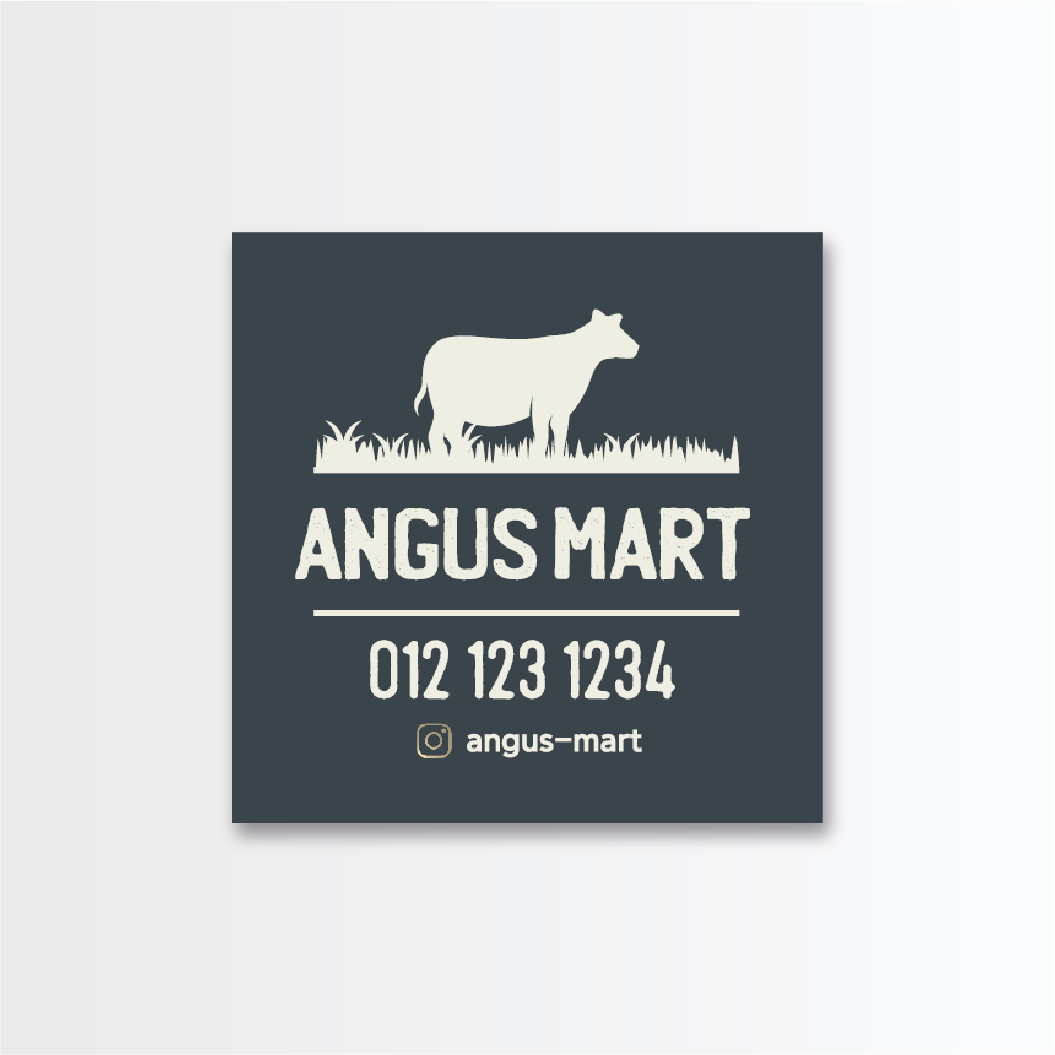 Angus Beef Mart Sticker – usefuldesign