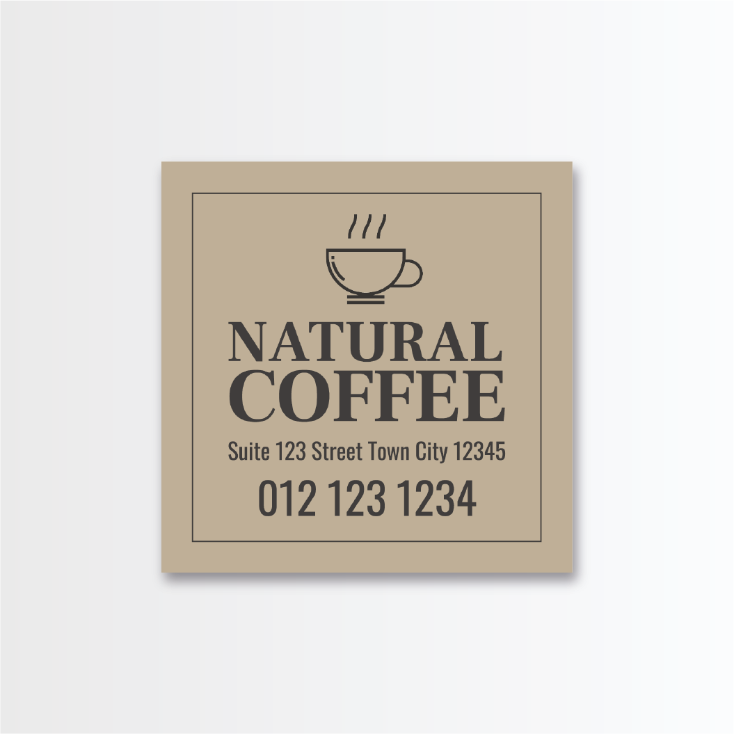 Coffee Shop Sticker – usefuldesign